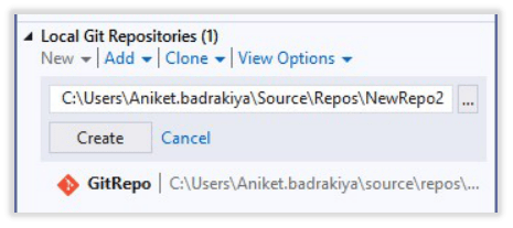 New Git Experience in Visual Studio