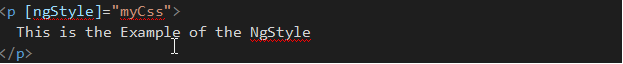 ngStyle in Angular for Dynamic styling