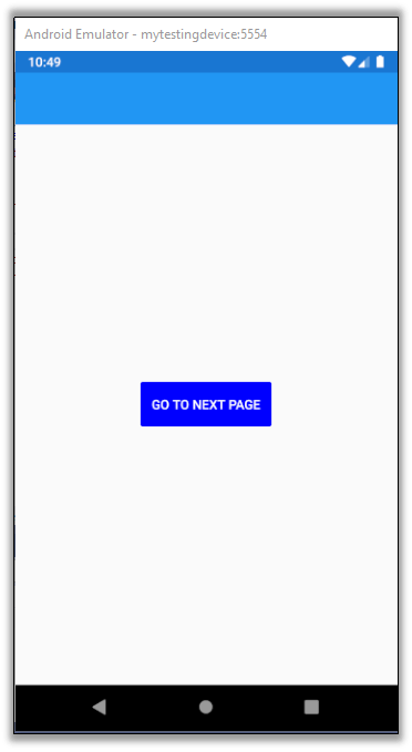 Page Navigation between two pages in Xamarin.Forms