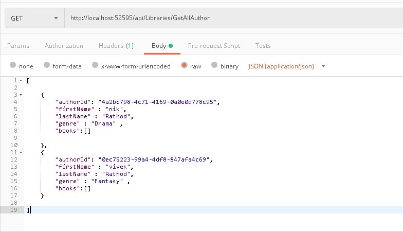 Asp Core Api With Entity Framework